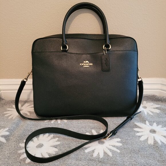Coach | Bags | Coach Laptop Bag Crossgrain Leather F3922 | Poshmark